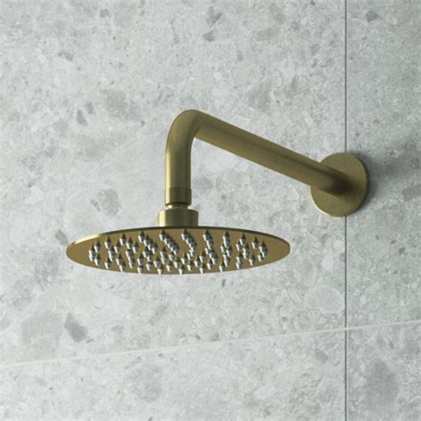 Aquadart Equate Concealed Shower Valve With Round Shower Head Arm