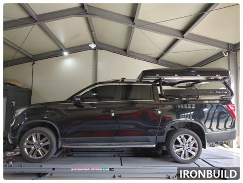 렉스턴 스포츠 칸 튜닝 하드타입 스프링 장착으로 짐 실은 상태에서도 공차 높이 유지 네이버 블로그