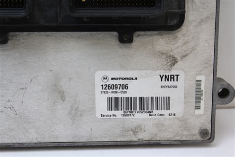 2007 07 Saturn Vue 3 5l 12608172 Computer Brain Engine Control Ecu Ecm Module Seabreeze Auto