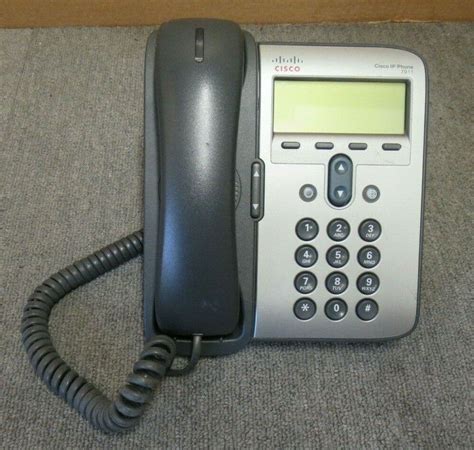 Cisco Cp 7911g 68 3595 01 Dark Gray And Silver Ip Voip Wired Office Phone