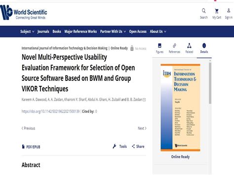 Novel Multi Perspective Usability Evaluation Framework For Selection Of Open Source Software
