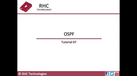 OSPF Tutorial YouTube