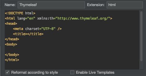 Creating Templates Java Web Development