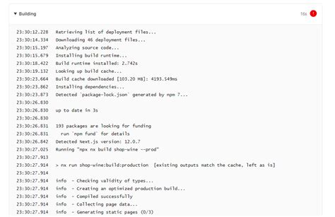 nx monorepo next js project deployment via gitlab ci to vercel · vercel