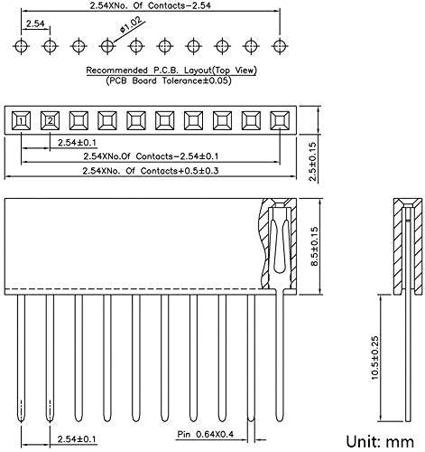 Treedix 3 Sets Of Stacking Headers Pins Kit Stackable Female Headers C Treedix Official