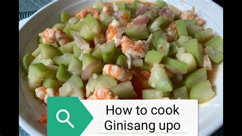 Ginisang Upo Youtube