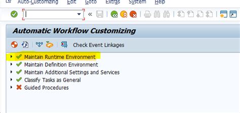 SAP TECH Workflow Settings WF BATCH User