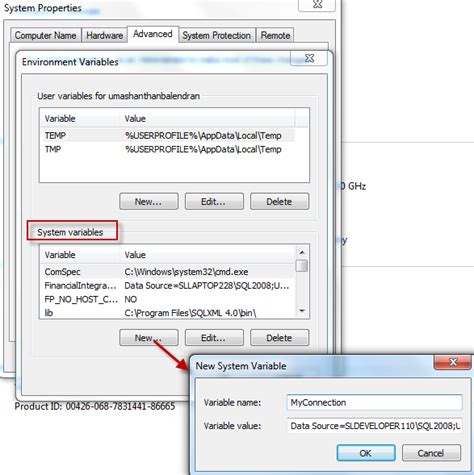 Uma S Blog How To Create Environmental Variable For Package Configuration In Ssis