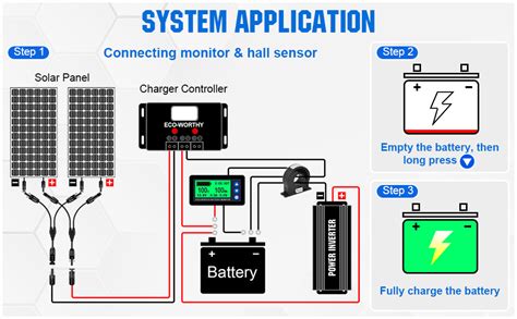 Mua Eco Worthy 200a Battery Monitor Easy Diy With Hall Sensor 0 100v