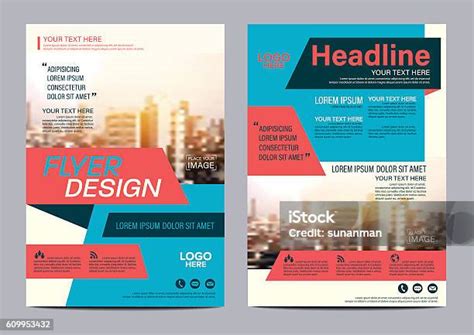 브로셔 레이아웃 디자인 템플릿입니다 연례 보고서 플라이어 벡터 일러스트레이션 전단지에 대한 스톡 벡터 아트 및 기타 이미지