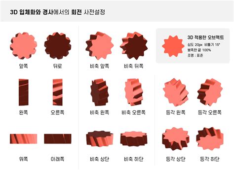Adobe 일러스트레이터3d만들기 오브젝트와 재질 Adobe 일러스트레이터3d만들기 오브젝트와 재질