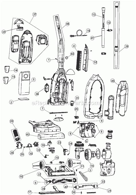 Shark Duoclean Vacuum Parts Diagram