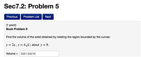 Solved Sec Problem Previous Problem List Next Chegg Com