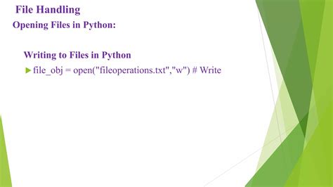 file handling and regular expressions in python programming ppt