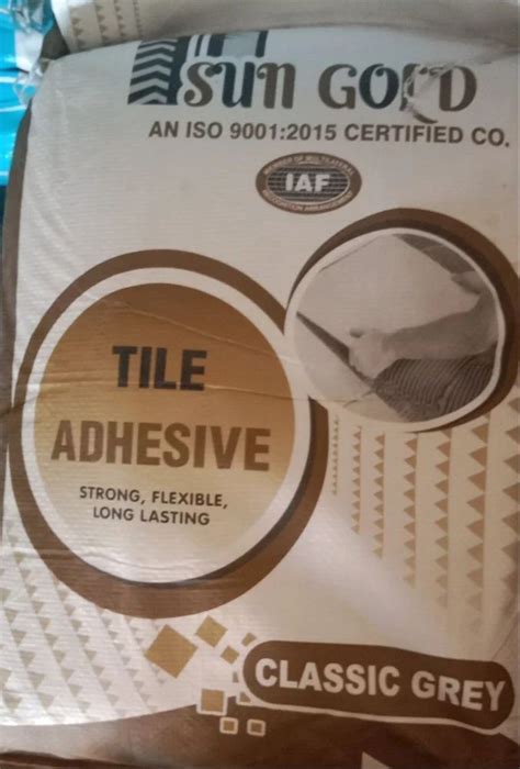 Sun Gold 20 Kg Tile Adhesive Bag At ₹ 830 Bag In Mansa Id 2855515963012