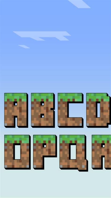 Pixel Font Minecraft