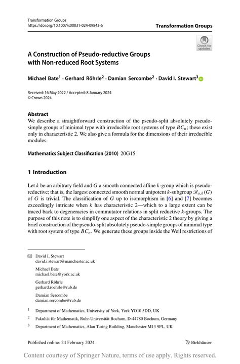 A Construction Of Pseudo Reductive Groups With Non Reduced Root Systems