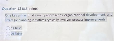 solved question 12 0 5 ﻿points one key aim with all