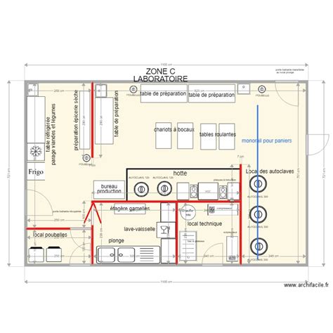 Plan Laboratoire Aménagement Zone C Rev 100119 Coté Par Gouryx ️