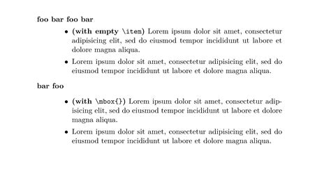 Lists Itemize Item On New Line When Nested In A Description Tex