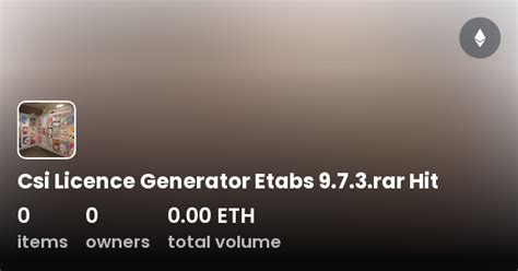 Csi Licence Generator Etabs 9 7 3 Rar Hit Collection Opensea