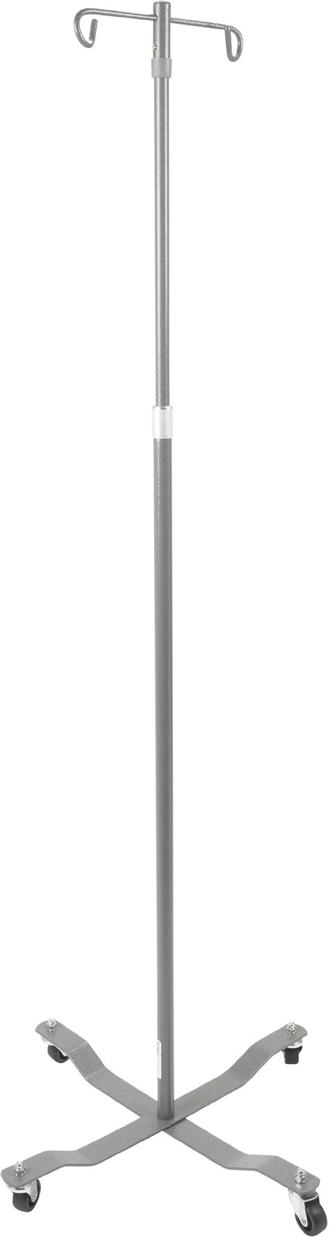 Drive Medical Economy Removable Top I V Pole Silver Vein 2 Hook 13033sv