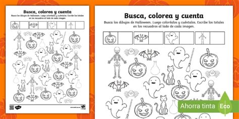 Actividad De Conteo Halloween Hecho Por Educadores