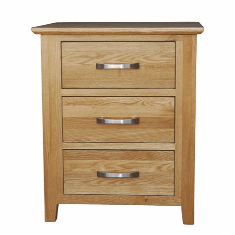 Oak Bedside Tables Oak In Vogue Furniture