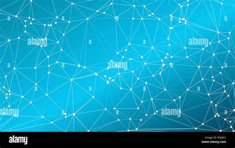 Algorithm Creative Illustration Vector Lines Connections Stock Vector