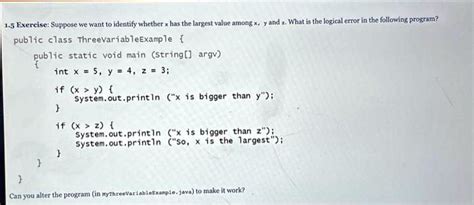 Solved Texts I5 Exercise Suppose We Want To Identify Whether X Has