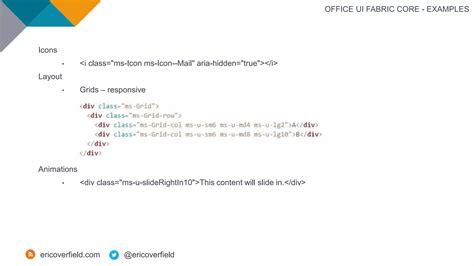 Use Office Ui Fabric React To Build Beauty With Sharepoint Ppt