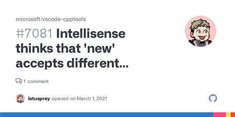 Intellisense Thinks That New Accepts Different Arguments · Issue