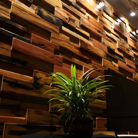Solid Wood Wall Panel Farmhouse Style Simple Home Living Room Wall