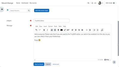 Announcing Moodle Lms 41 A Refined User Experience