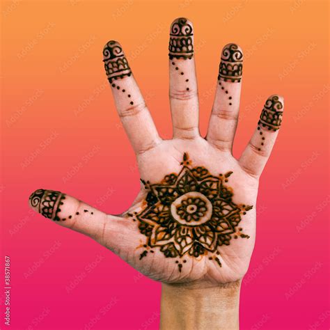 Easy Henna Designs Palm