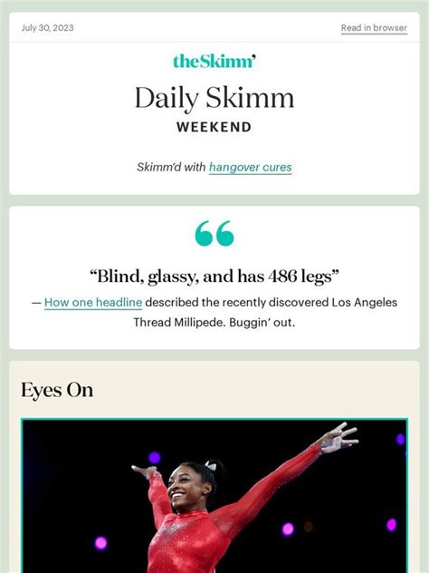 Theskimm Weekend I Wanna See You Backflip Milled