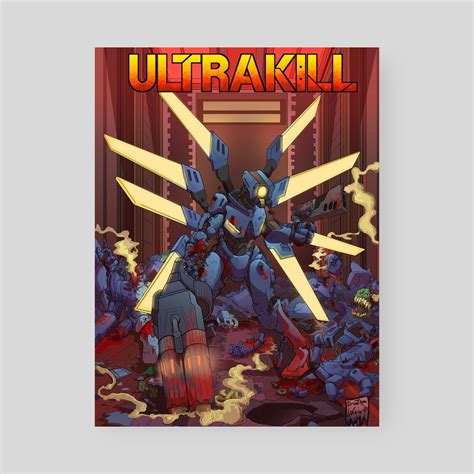 Ultrakill Fanart An Art Print By Ben Inprnt