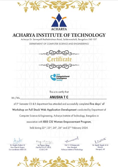 Anusha T C On Linkedin Fullstackdevelopment Webdevelopment Ieeecis