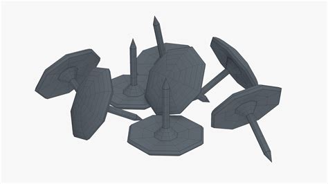 3d Push Pin Turbosquid 2163367