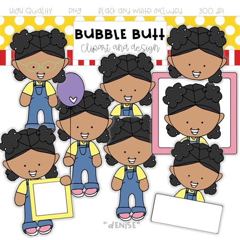 Denise Bubble Butts Clip Art Melonheadz