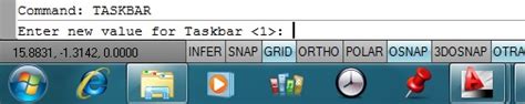 MENUBAR STATUS BAR AutoCAD Tips
