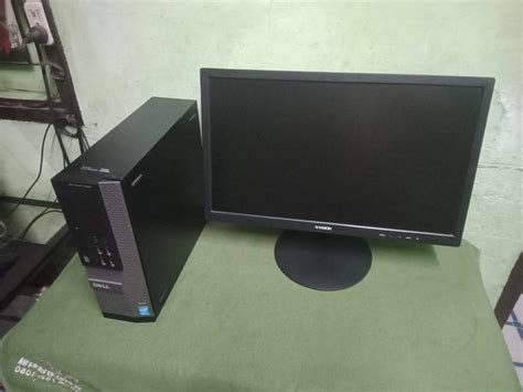 Computer Set Cpu Dell I3 4th Gen Monitor 20inc Computers And Tech Desktops On Carousell