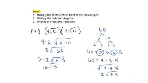 How To Solve Square Root Multiplication Algebra