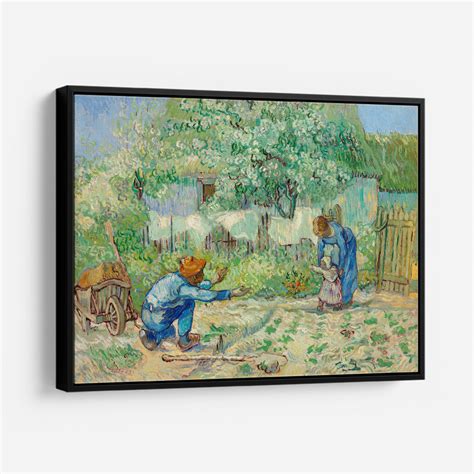 First Steps 1890 By Vincent Van Gogh Wall Art