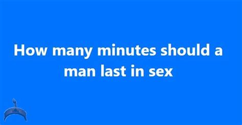 QOD How many minutes should a Man Last in Sex Ọmọ Oòduà