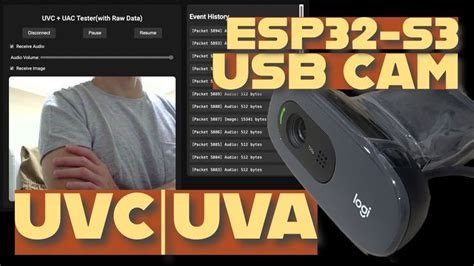 Esp32 S3 Usb Camera And Audio Websocket Test Uvc Uac Data Streaming Demo Ft Websocket