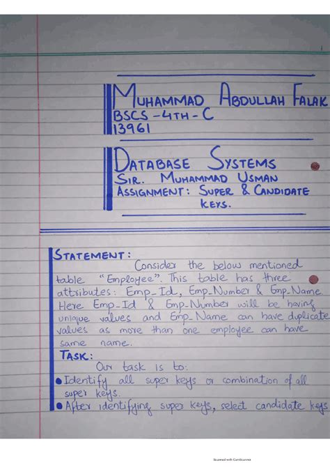 Key Concepts Of Dbms Excercises Assignments Database Management Systems Dbms Docsity