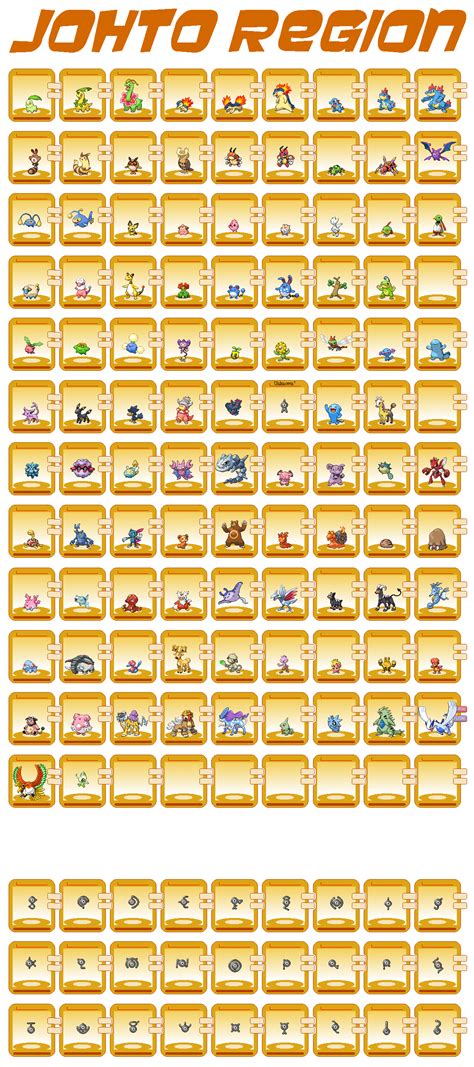 Kanto And Johto Pokedex