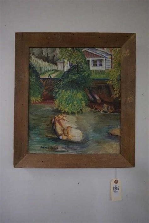 Joseph Pollet Oc Landscape Wstream In Foreground