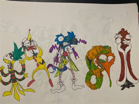 Abstracted Characters The Amazing Digital Circus By Darksonicror15810